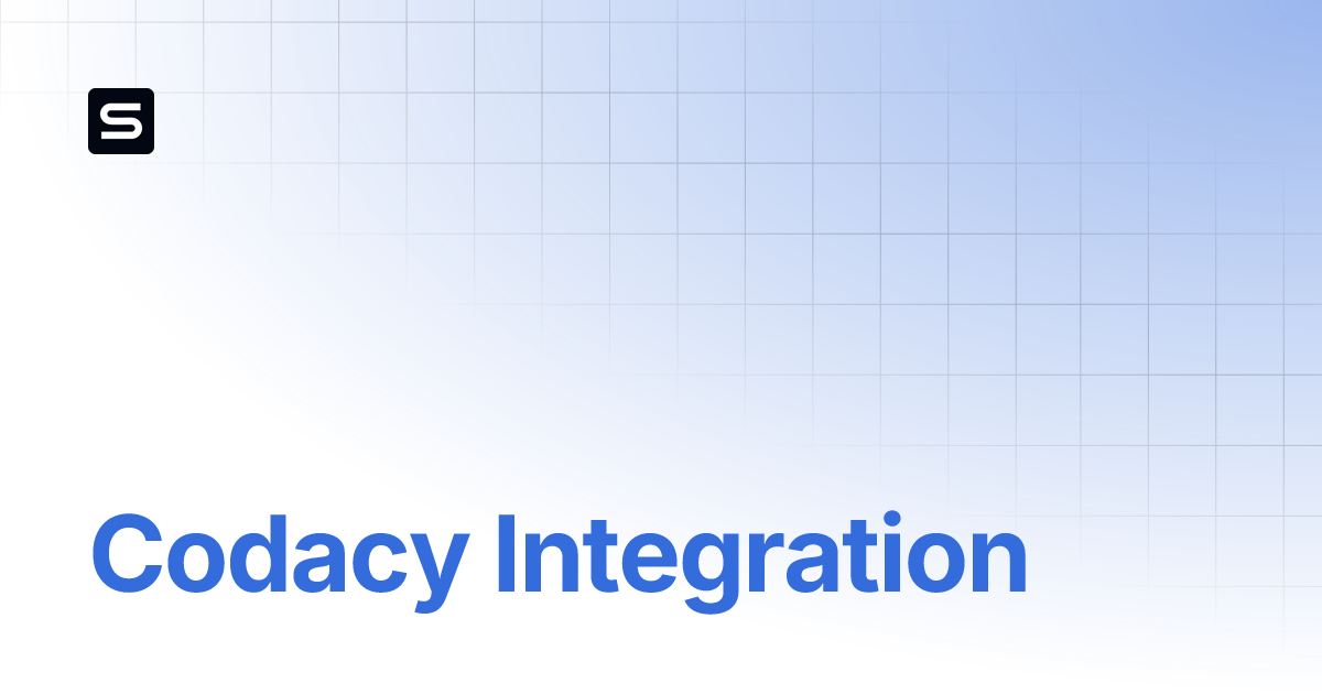 Codacy Integration | Sprinto Docs
