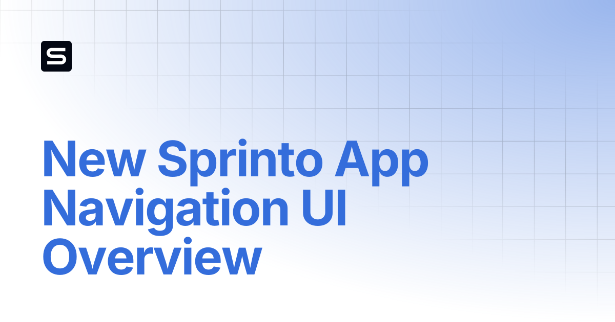 New Sprinto App Navigation UI Overview | Sprinto Docs