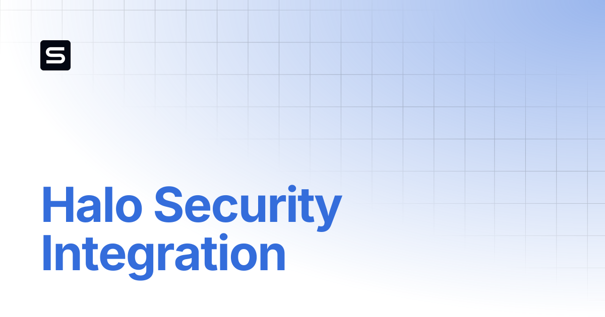 Halo Security Integration | Sprinto Docs