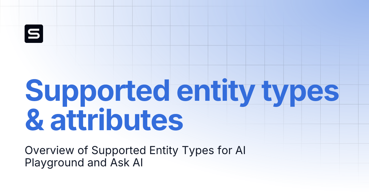 Supported entity types & attributes | Sprinto Docs