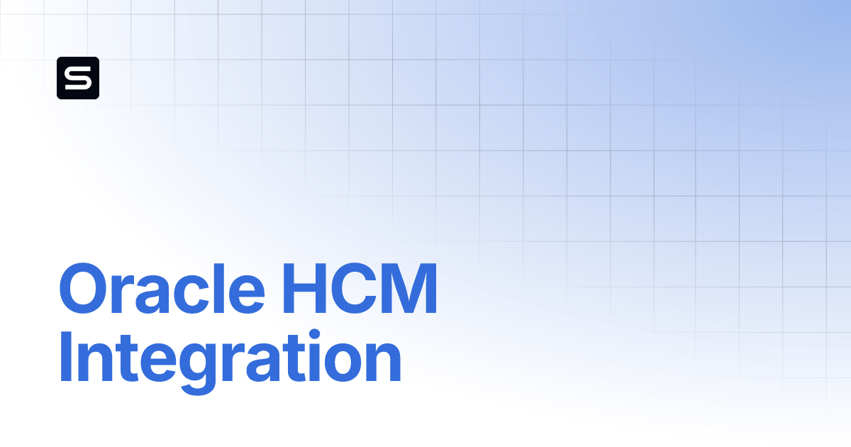 Oracle HCM Integration | Sprinto Docs