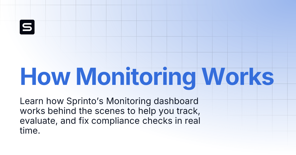 How Monitoring Works | Sprinto Docs