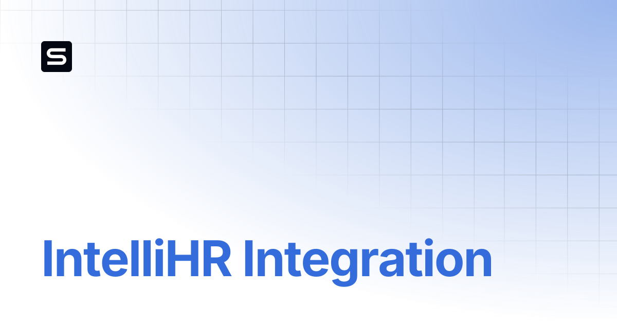 IntelliHR Integration | Sprinto Docs